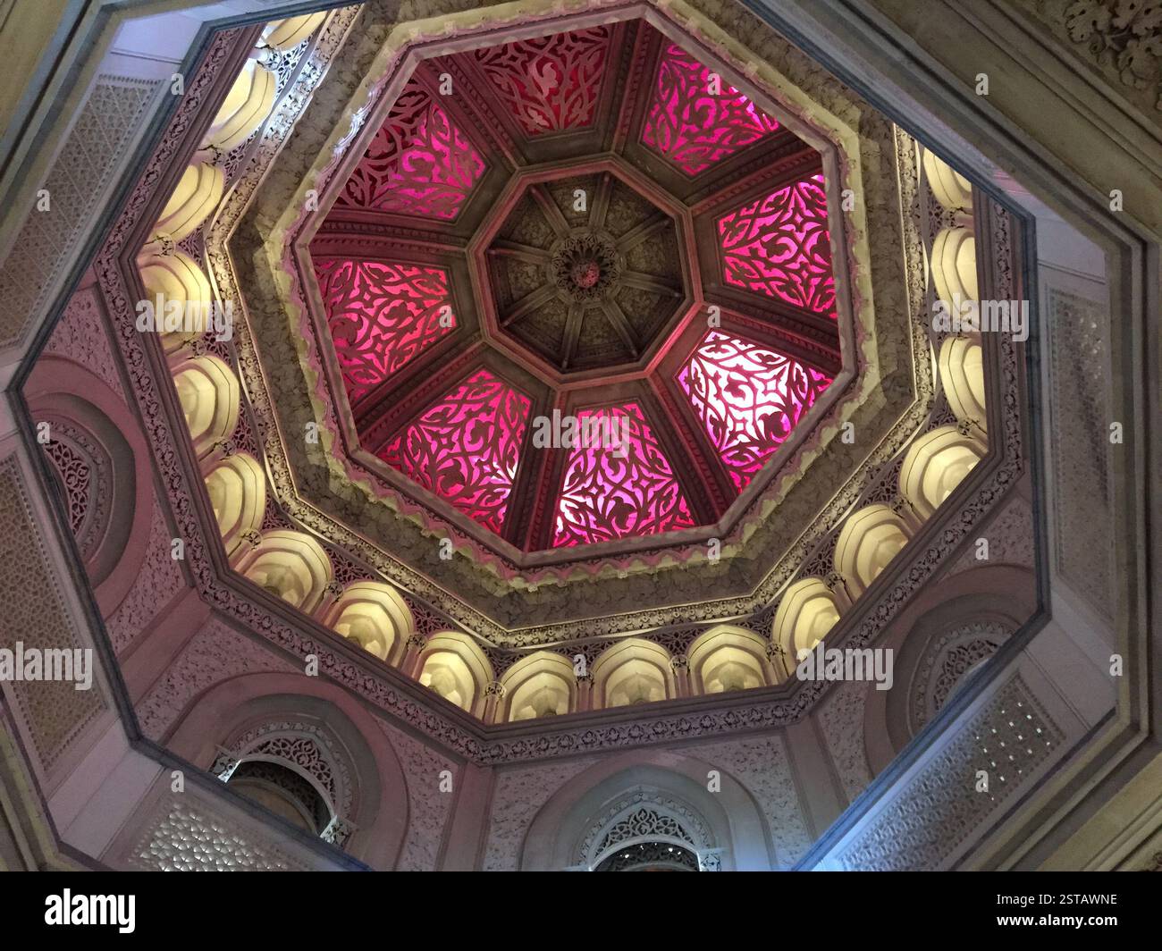 Beautiful domed ceiling with intricate details and vibrant colors ...