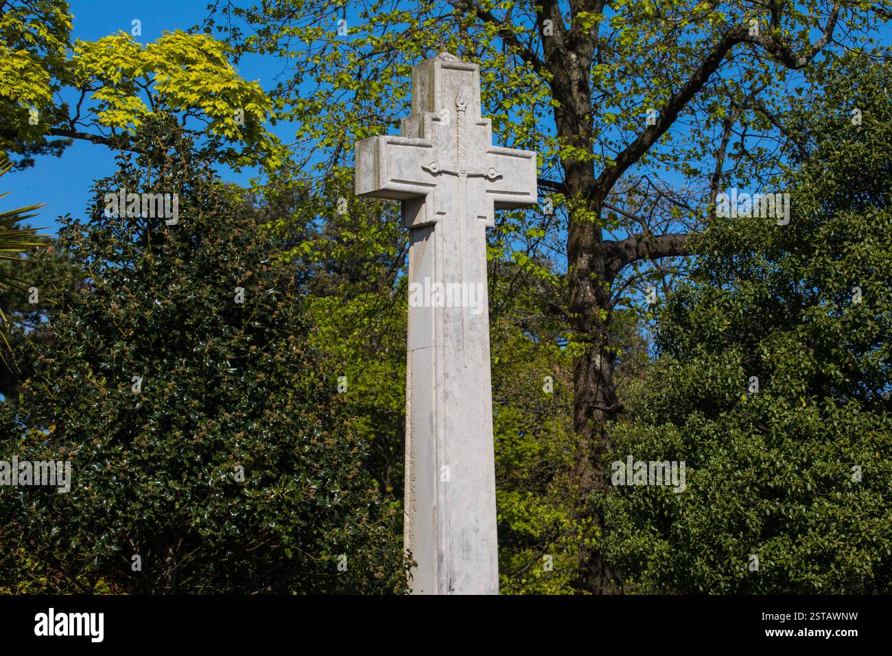 The Shanklin War Memorial in Shanklin Old Village on the Isle of Wight ...