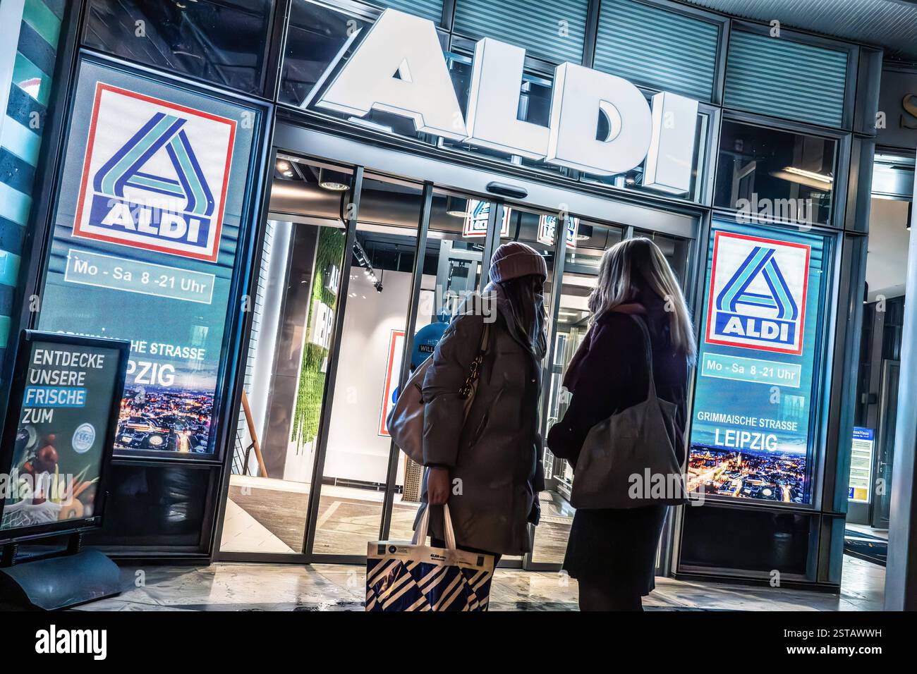 ALDI Filiale in der Grimmaischen Straße, Innenstadt, ALDI Nord, Leipzig ...
