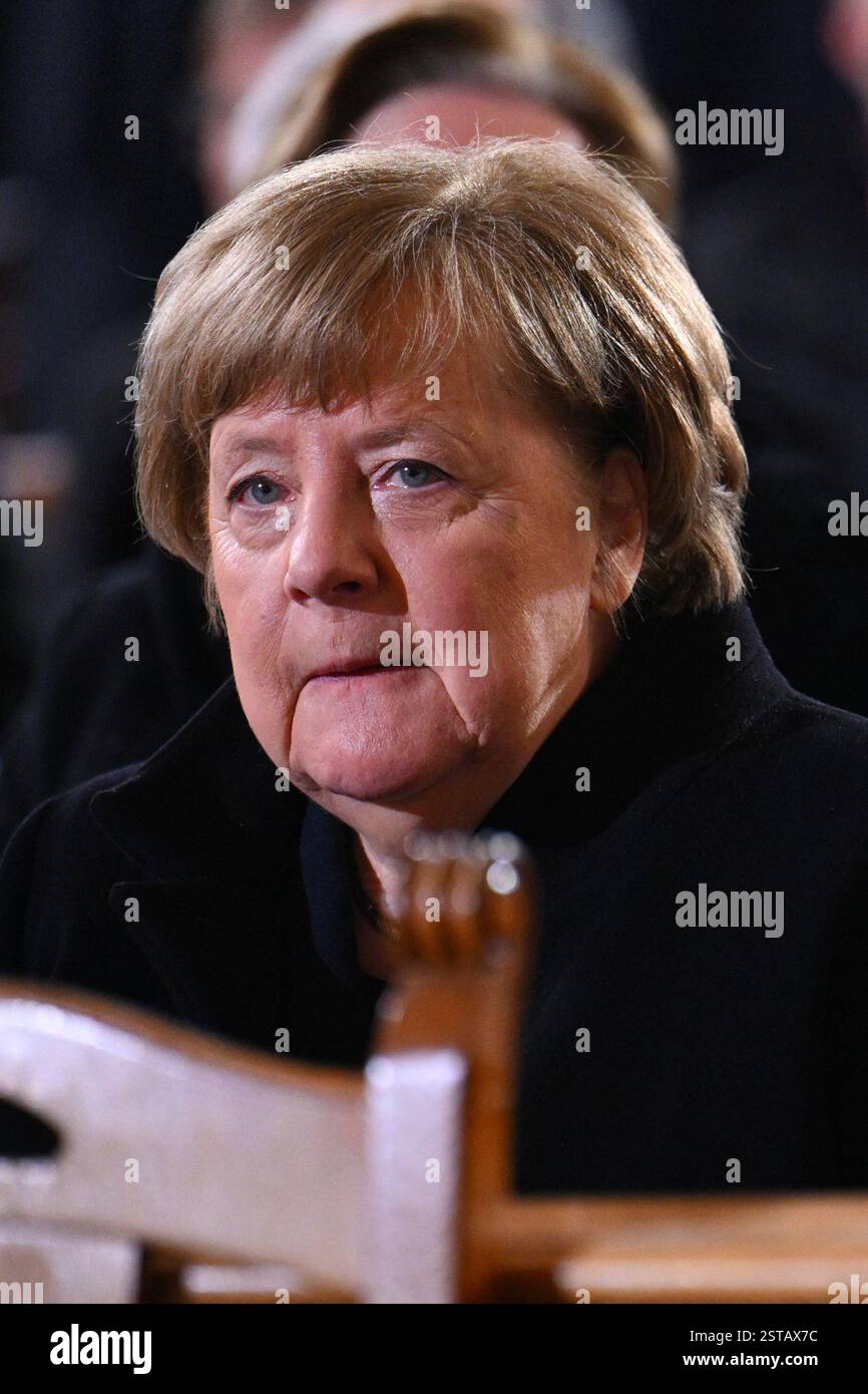 Berlin, Germany. 18th Feb, 2025. Former Federal Chancellor Angela ...