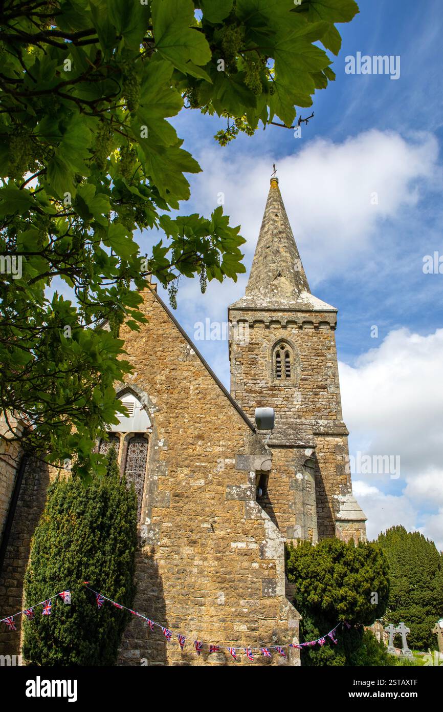 The exterior of Christ Church, Sandown, in the seaside resort town of ...