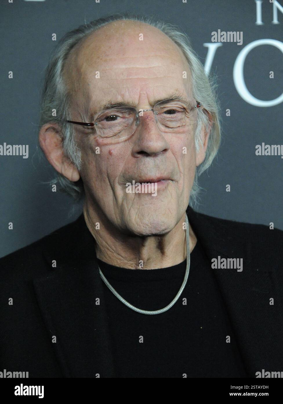 Christopher Lloyd arriving at the premiere of Sony Pictures ...
