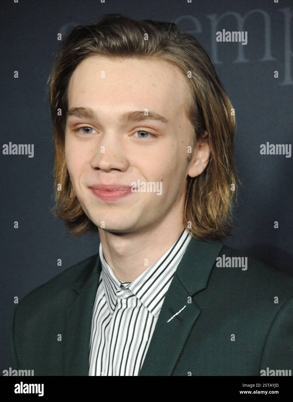 Charlie Plummer arriving at the premiere of Sony Pictures Entertainment ...