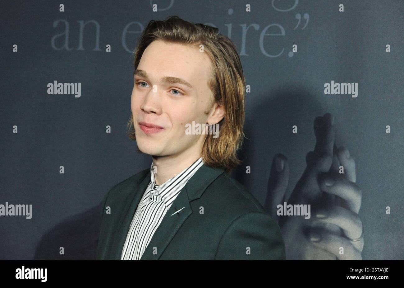 Charlie Plummer arriving at the premiere of Sony Pictures Entertainment ...