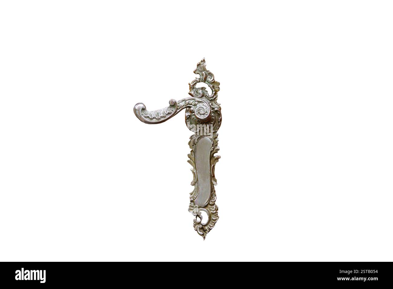 Vintage door handle close up Cut Out Stock Images & Pictures - Alamy