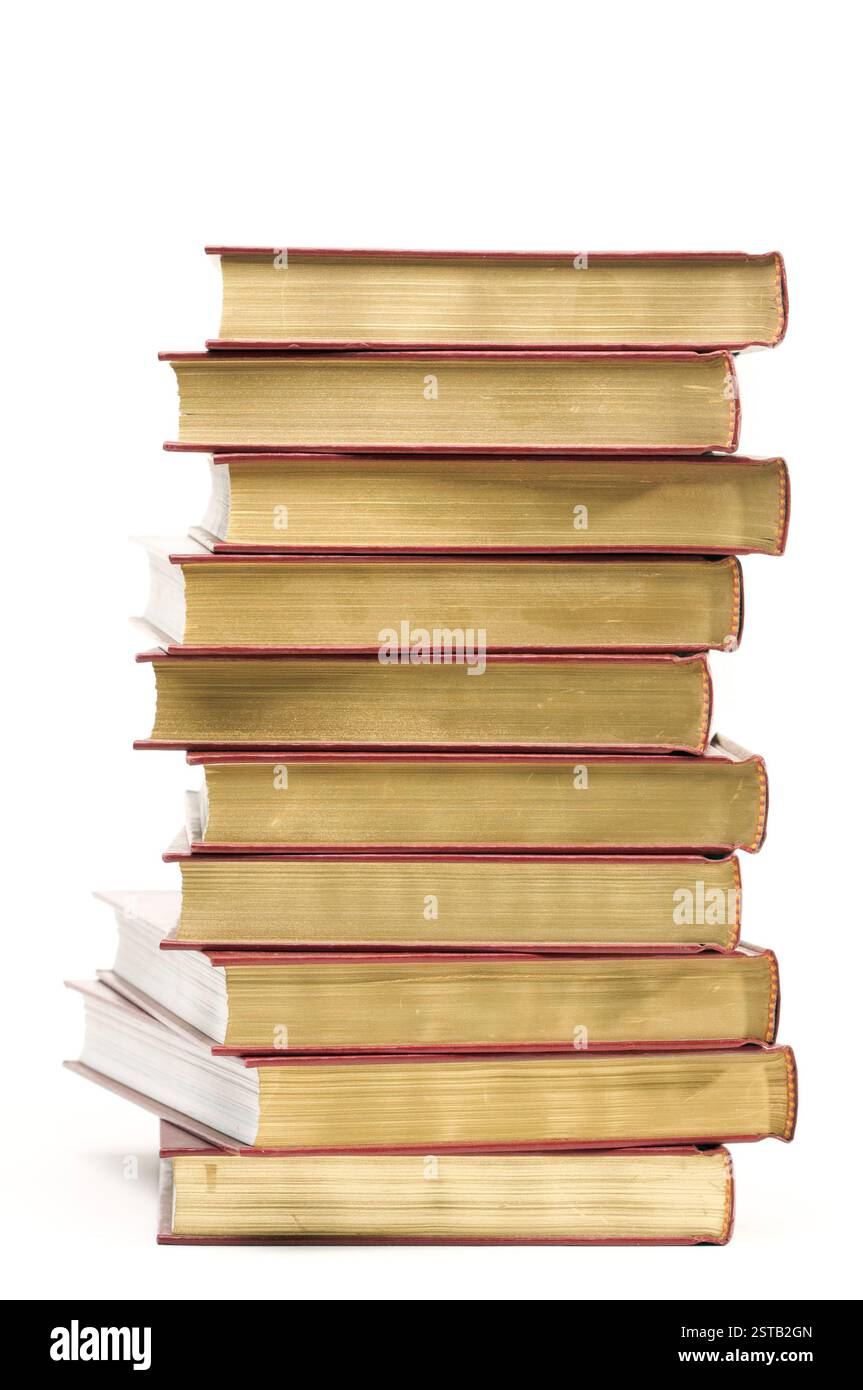 Stack of books Stock Photo - Alamy