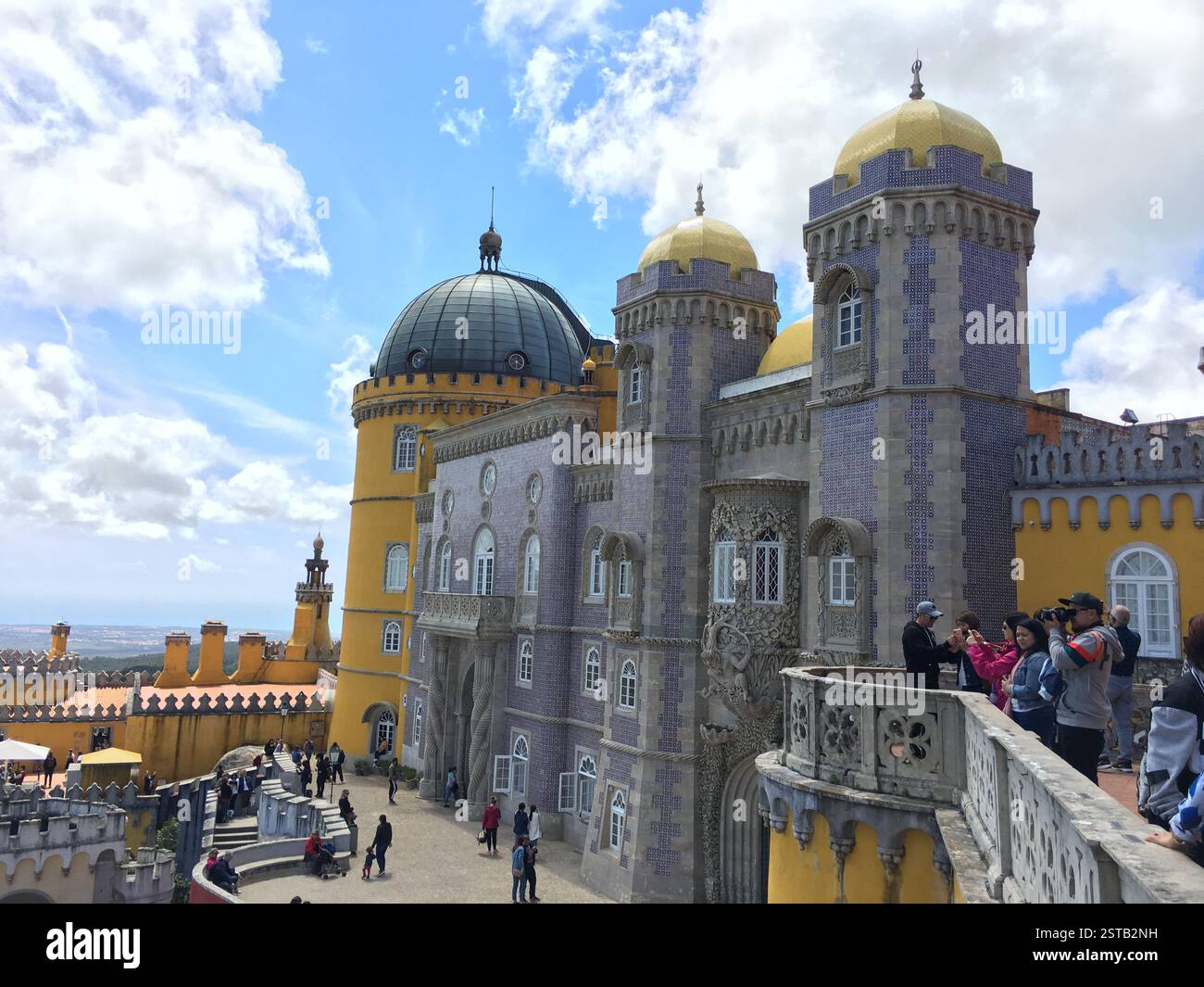 Enchanting castle on hill hi-res stock photography and images - Alamy