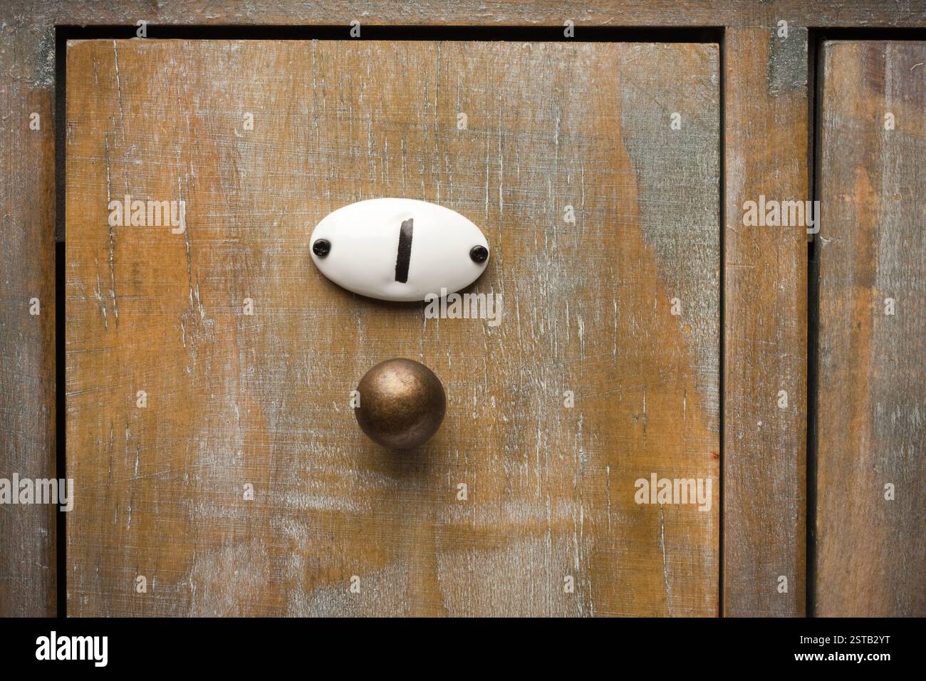 Detailed Antique Wood Filing Cabinet Macro Image Stock Photo - Alamy