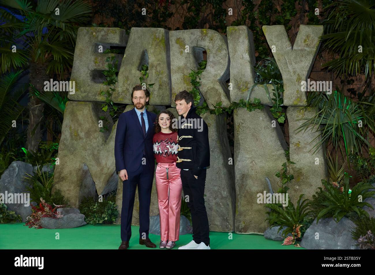 Tom Hiddleston, Maisie Williams and Eddie Redmayne attend the 'Early ...