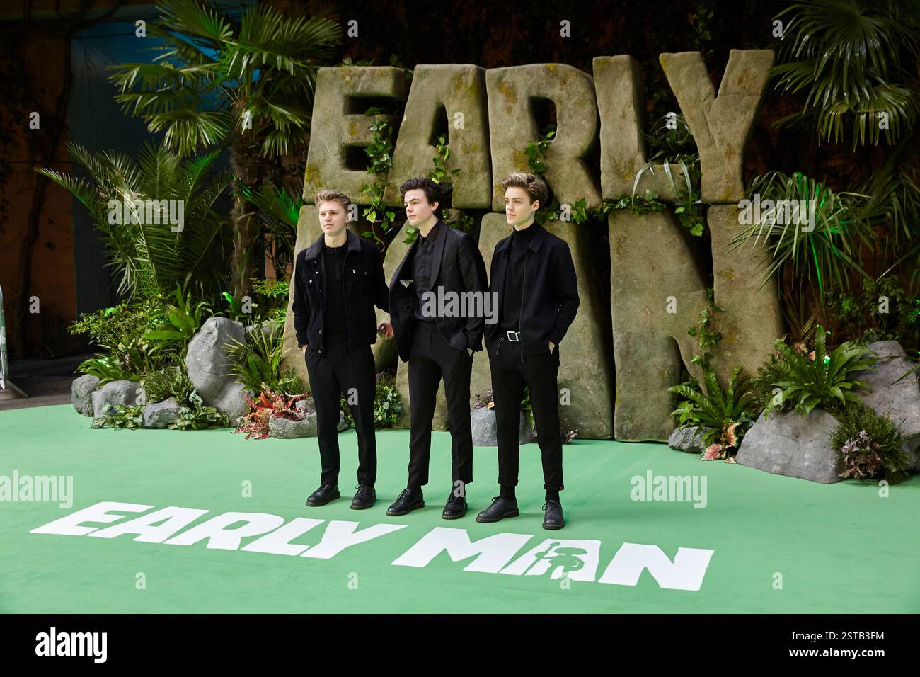 George Smith, Blake Richardson and Reece Bibby of New Hope Club attend ...