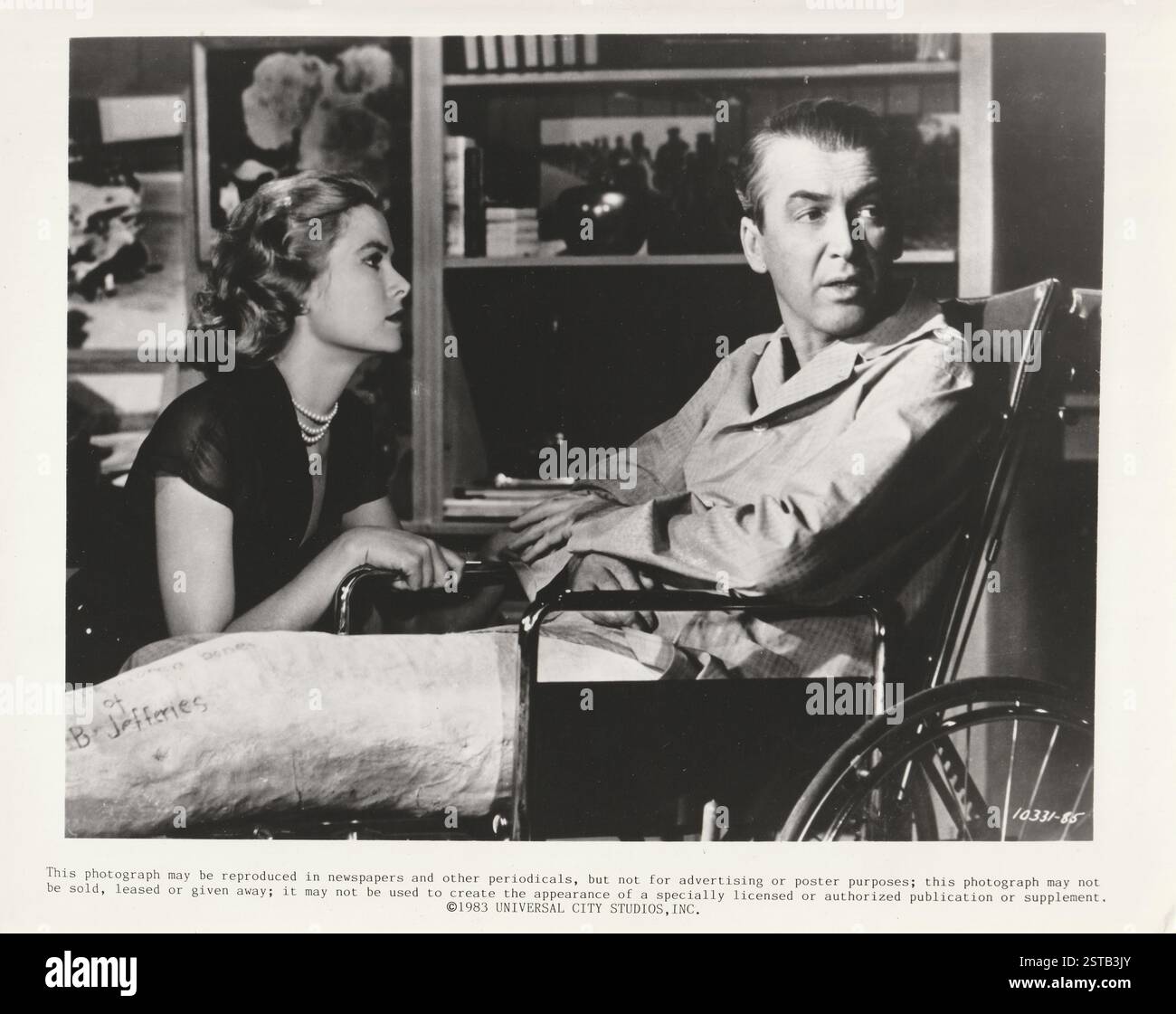 Rear Window (Paramount, 1954). James Stewart, Grace Kelly, Directed By ...