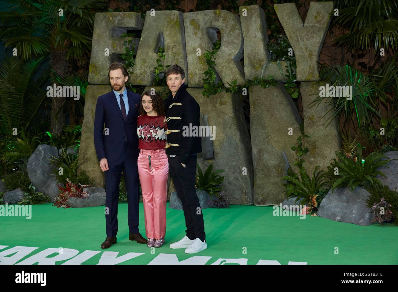 Tom Hiddleston, Maisie Williams and Eddie Redmayne attend the 'Early ...