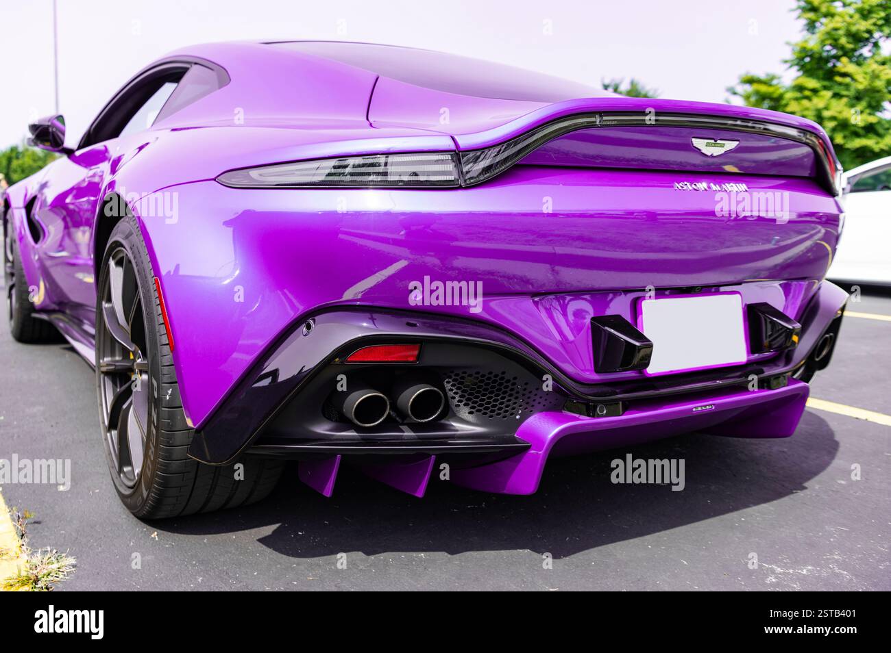 Chicago, Illinois, USA - September 08, 2024: 2020 Aston Martin Vantage ...