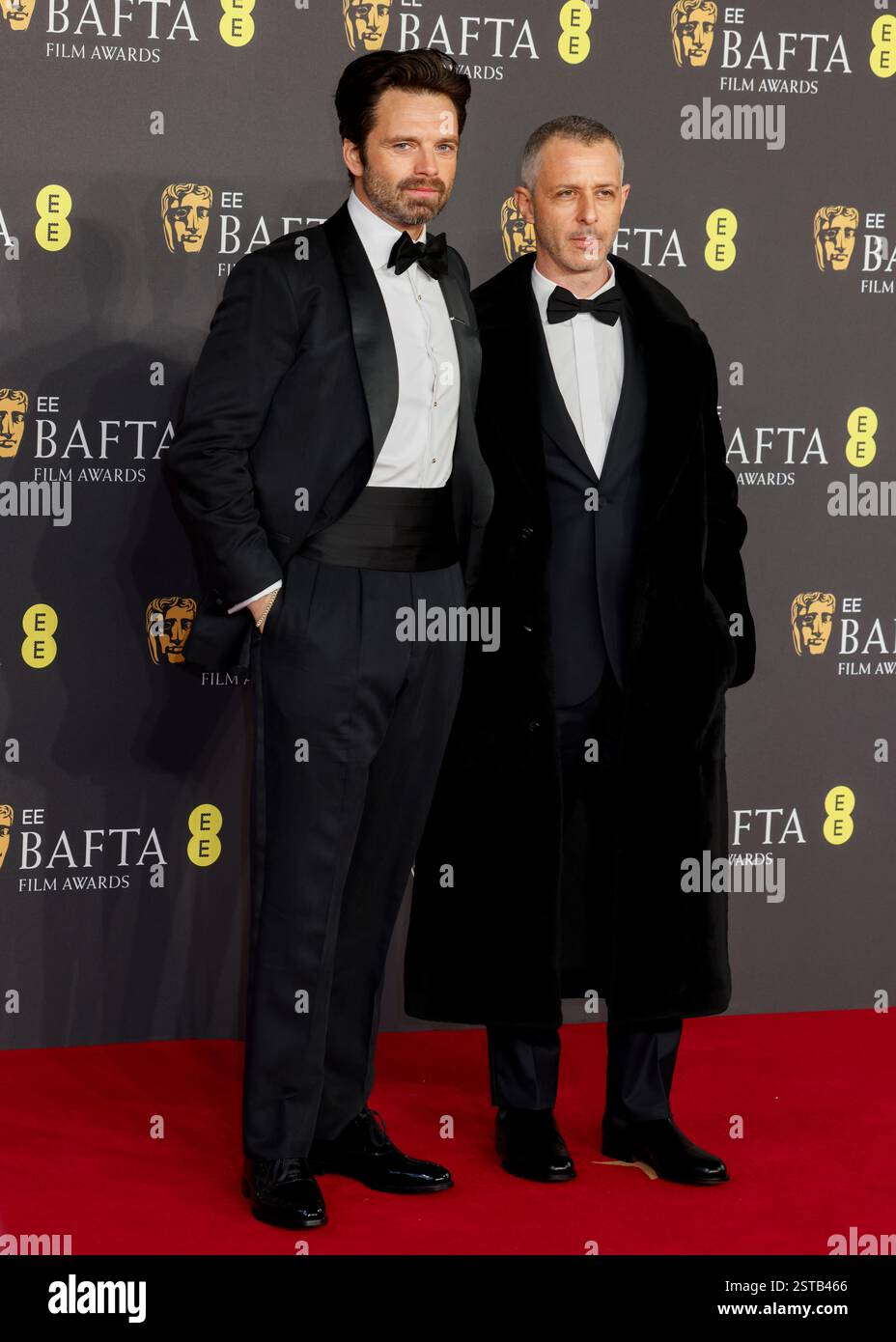 London, UK. 16th Feb, 2025. Sebastian Stan and Jeremy Strong attend the ...