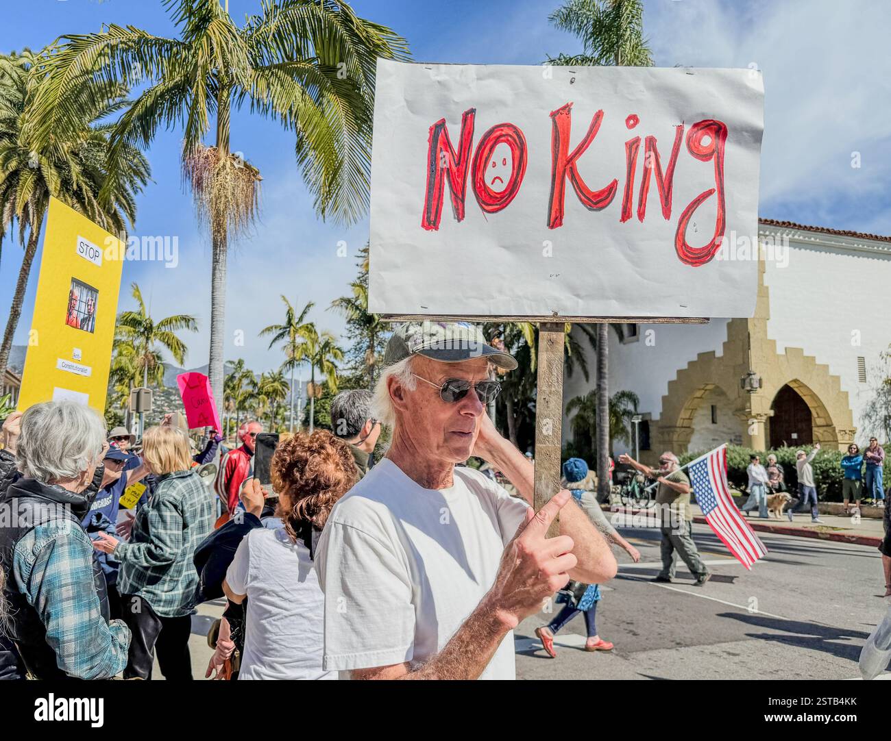 Santa Barbara, California, USA. 17th Apr, 2022. Santa Barbara citizens ...