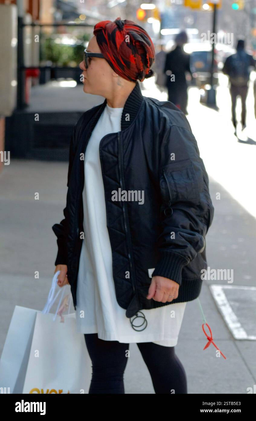 Singer Pink walks in Tribeca with her daughter Willow Sage Hart on ...