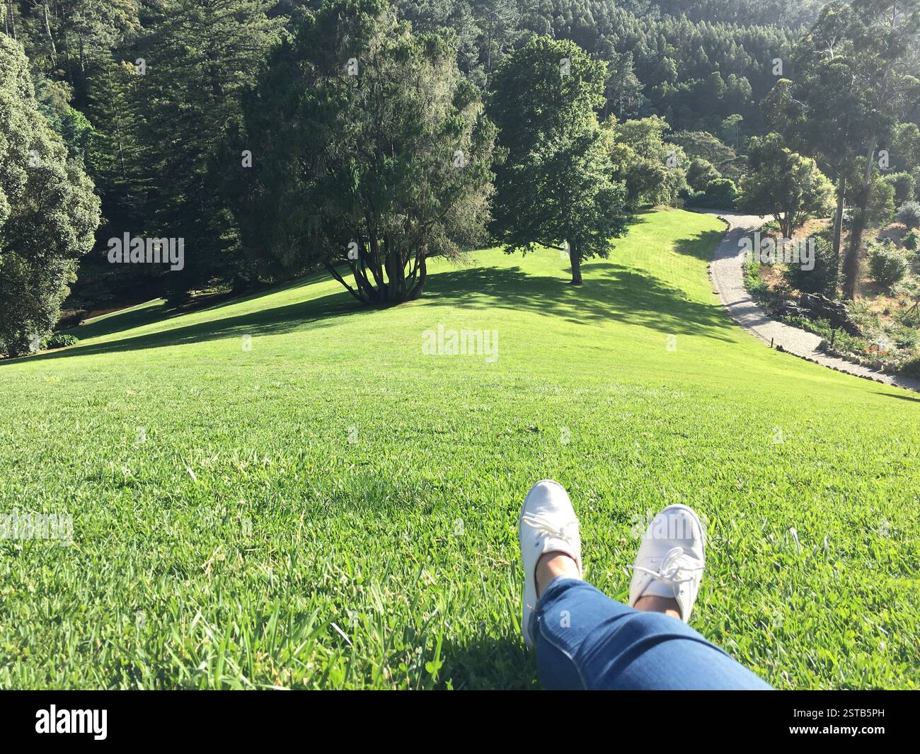 Gentle slopes winding hi-res stock photography and images - Alamy