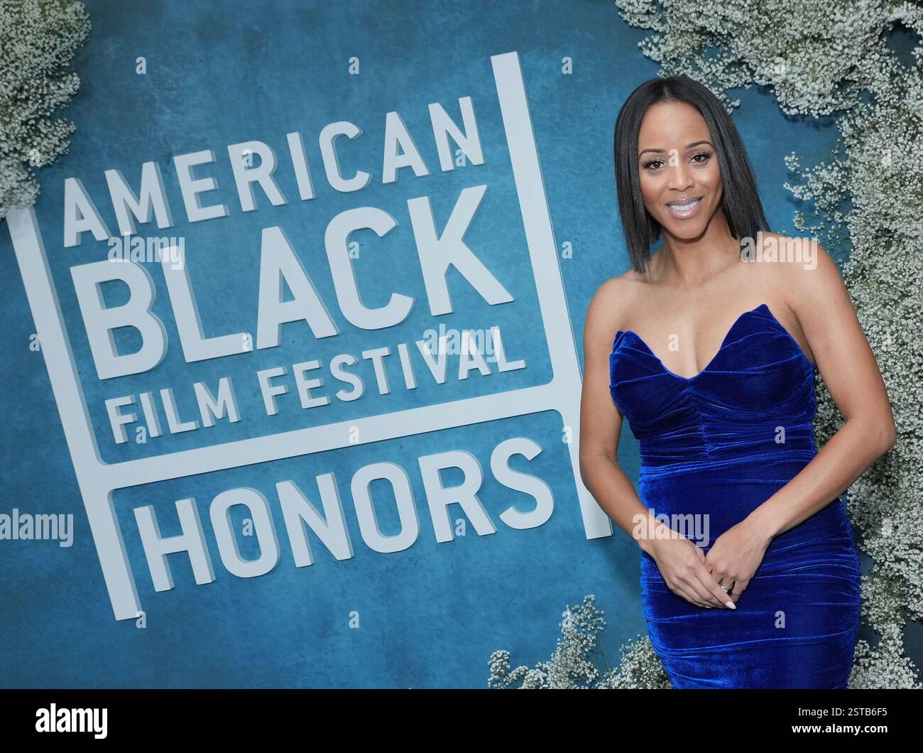 Los Angeles, USA. 17th Feb, 2025. Ashley Rios arrives at the 7th Annual ...