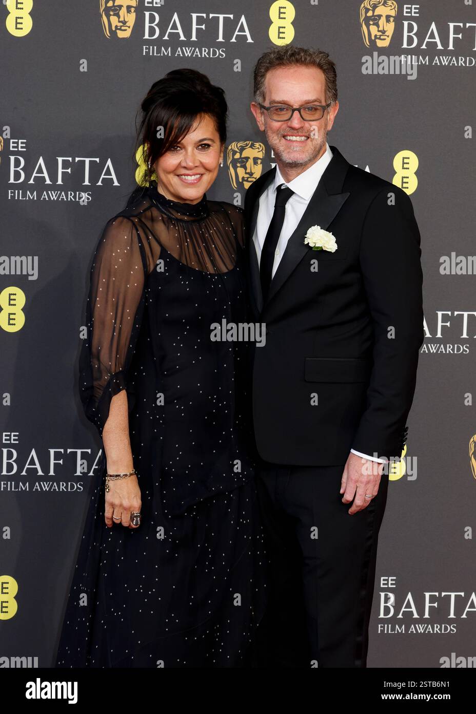 London, UK. 16th Feb, 2025. Jackie Kelman Bisbee and Sam Bisbee attend ...