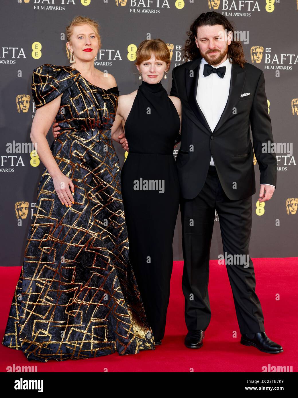 London, UK. 16th Feb, 2025. Andrea Cornwell, Rose Glass and Oliver ...