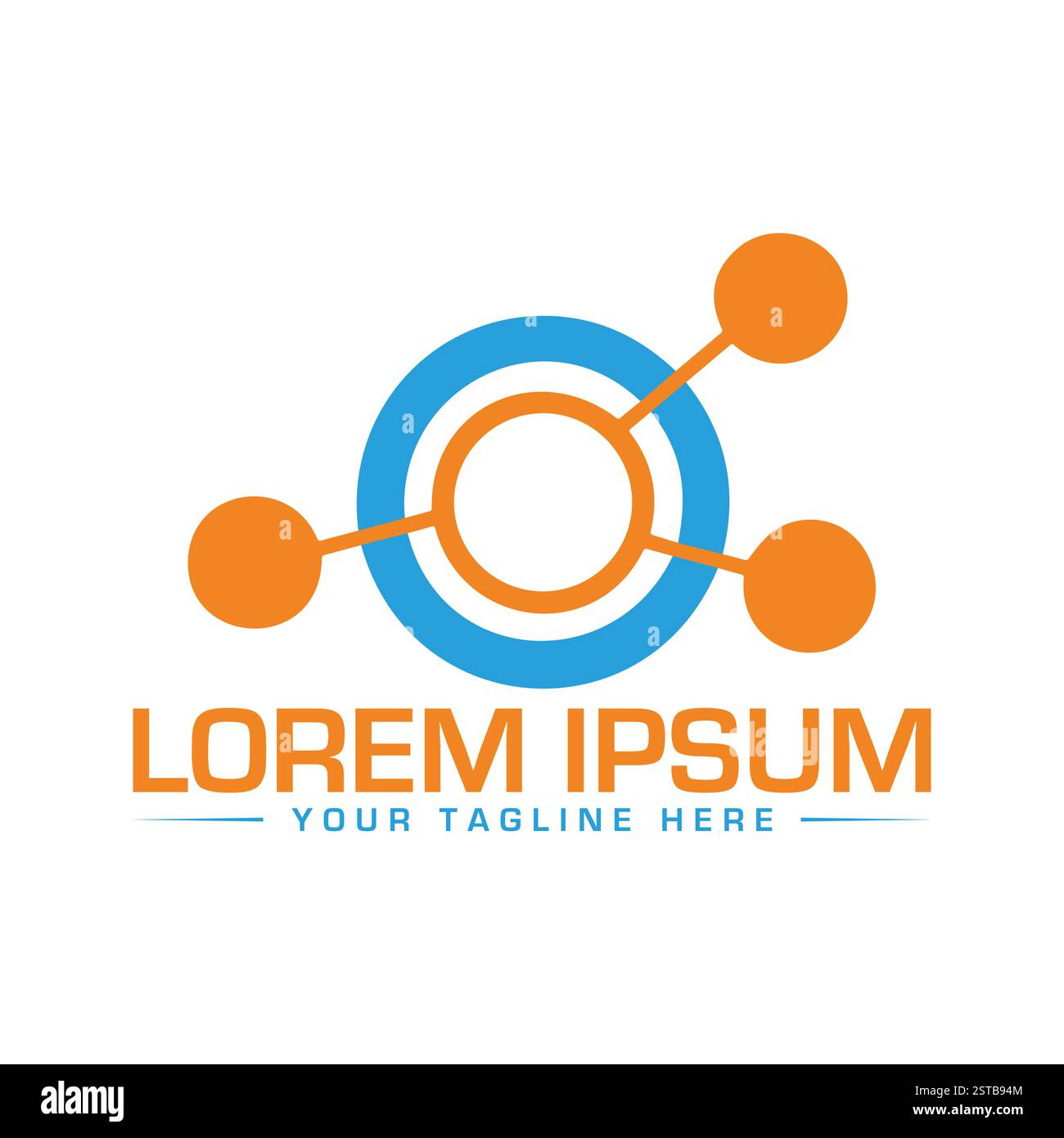Tech Logo Design Stock Vector Image & Art - Alamy