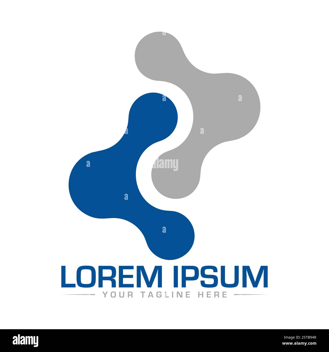 Tech Logo Design Stock Vector Image & Art - Alamy
