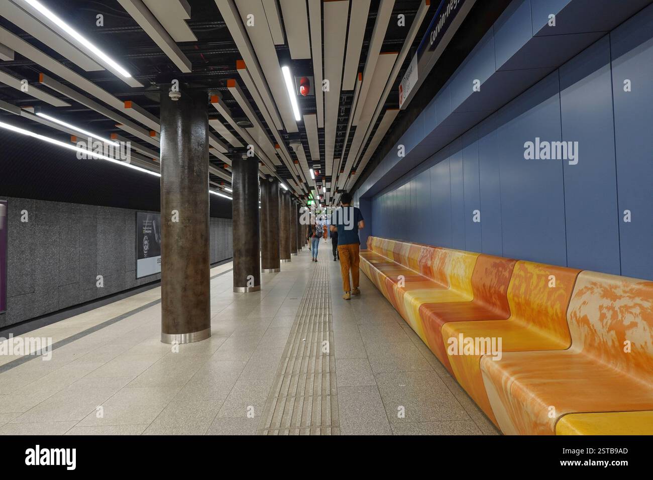 Hungary, Budapest, the Corvin-Negyed metro station. Photo © Fabio ...