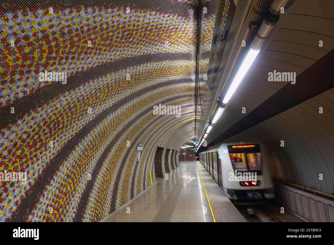 Hungary, Budapest, Szent Gellert ter metro station. Photo © Fabio ...