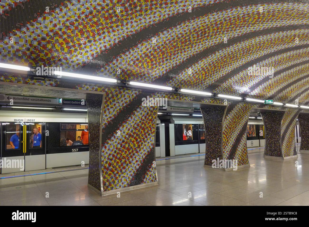 Hungary, Budapest, Szent Gellert ter metro station. Photo © Fabio ...