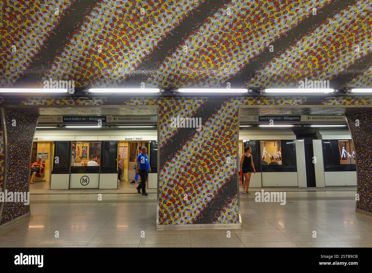 Hungary, Budapest, Szent Gellert ter metro station. Photo © Fabio ...