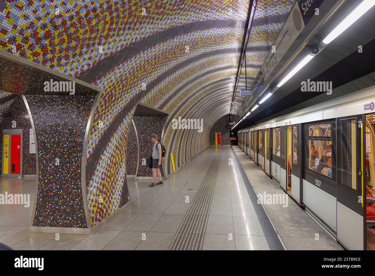 Hungary, Budapest, Szent Gellert ter metro station. Photo © Fabio ...