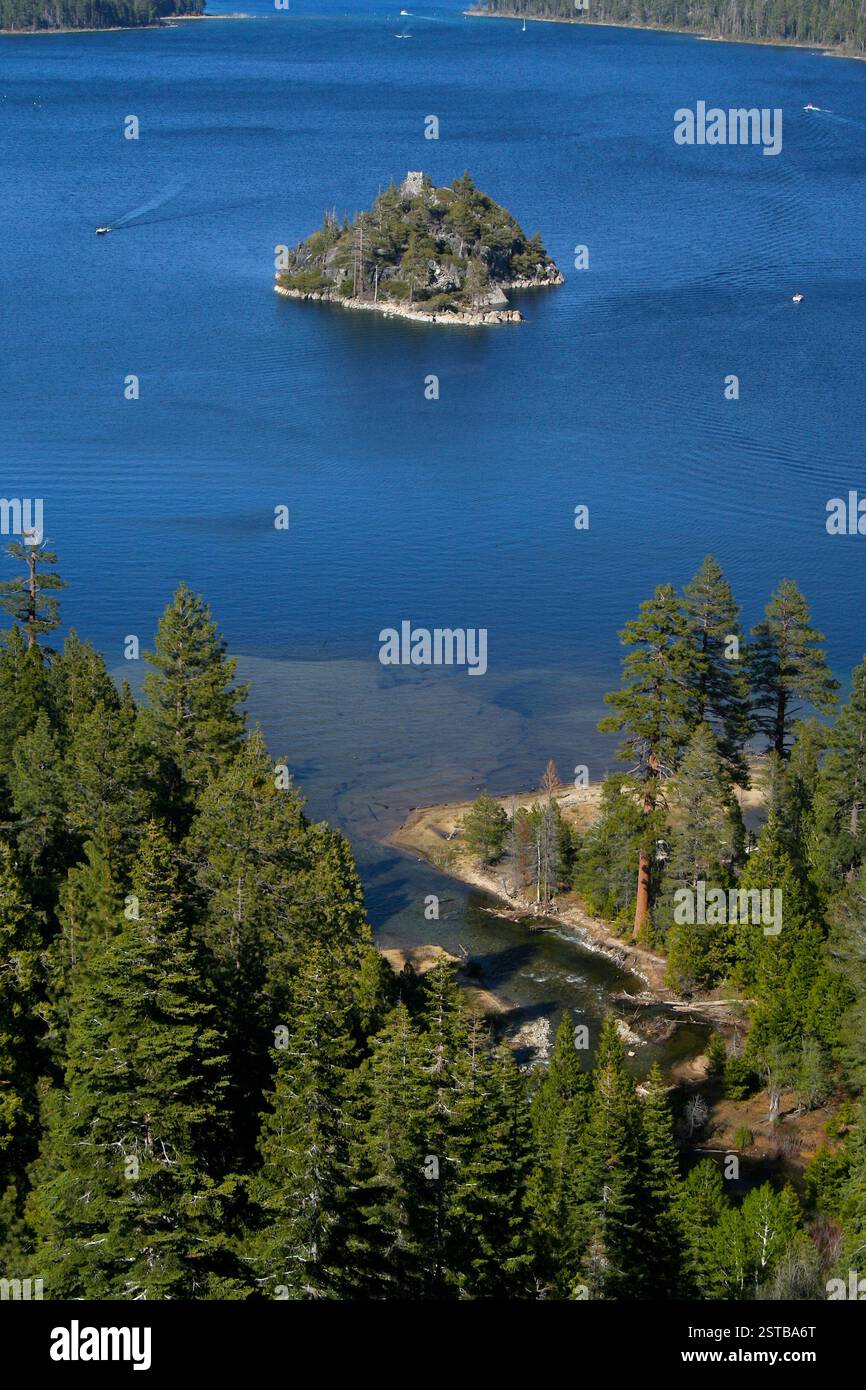 Emerald Bay in Lake Tahoe, California Stock Photo - Alamy