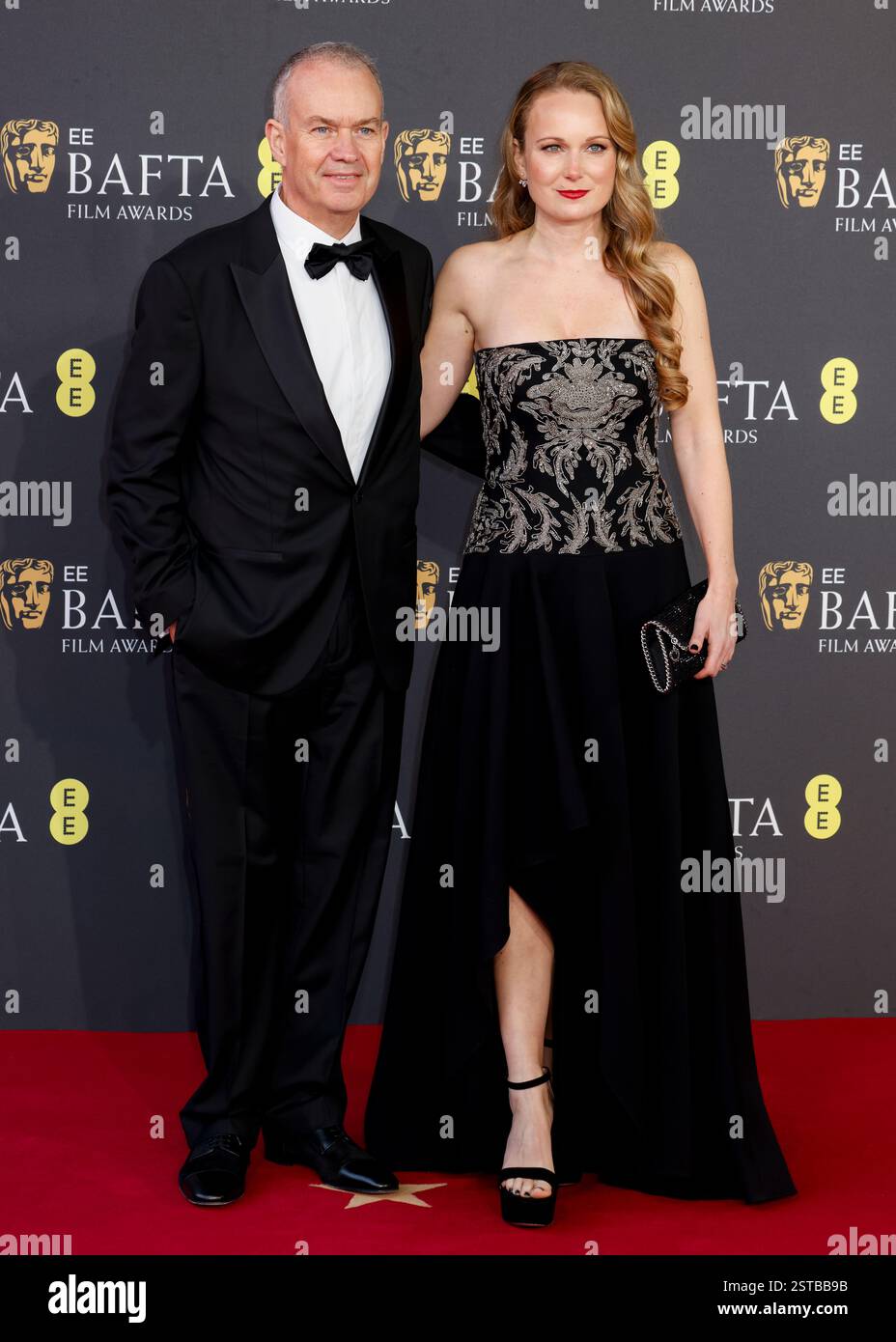London, UK. 16th Feb, 2025. Neil Corbould and Maria Corbould attend the ...