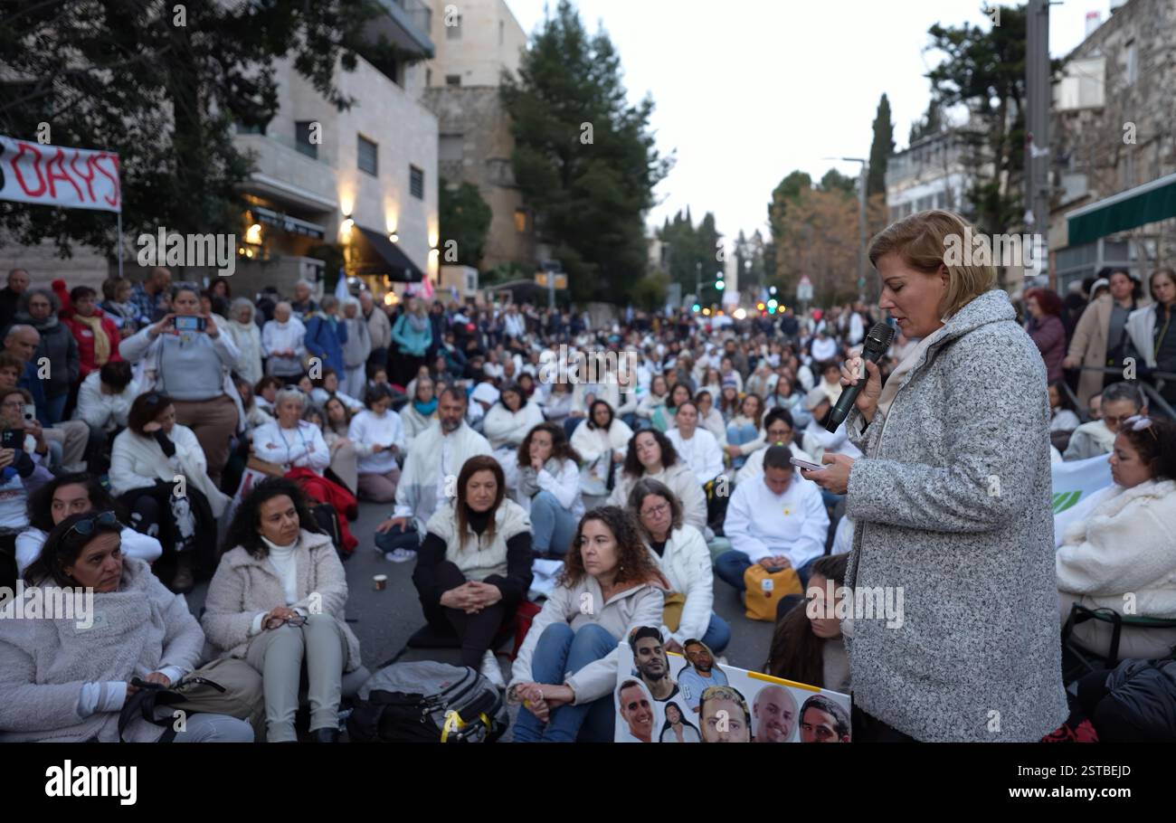 ERUSALEM - FEBRUARY 17: (SPEECH) Carmit Palty Katzir, sister of Elad ...