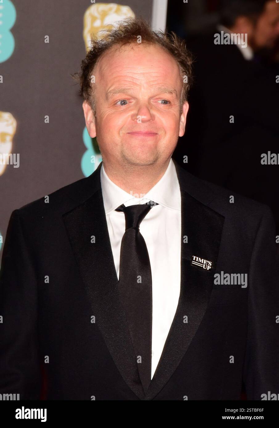Toby Jones attending The EE British Academy Film Awards, at The Royal ...