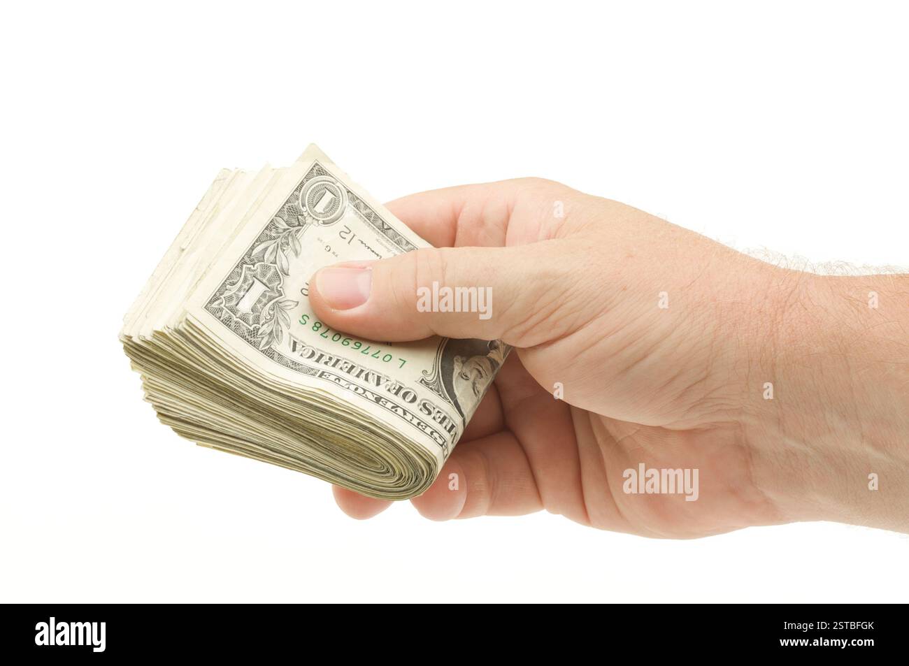 Handing Over Money Stock Photo - Alamy