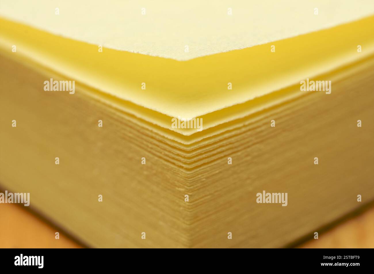 Post It Note Pad Abstract Macro with Narrow Depth of Field Stock Photo ...