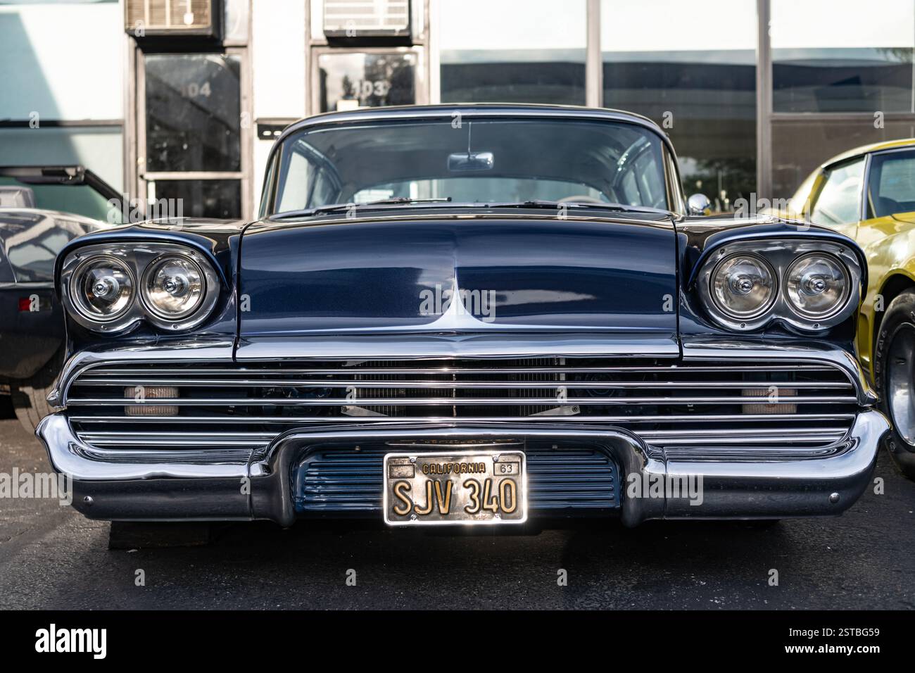 Park Ridge, Illinois, USA - August 22, 2024: Black car of Chevrolet ...
