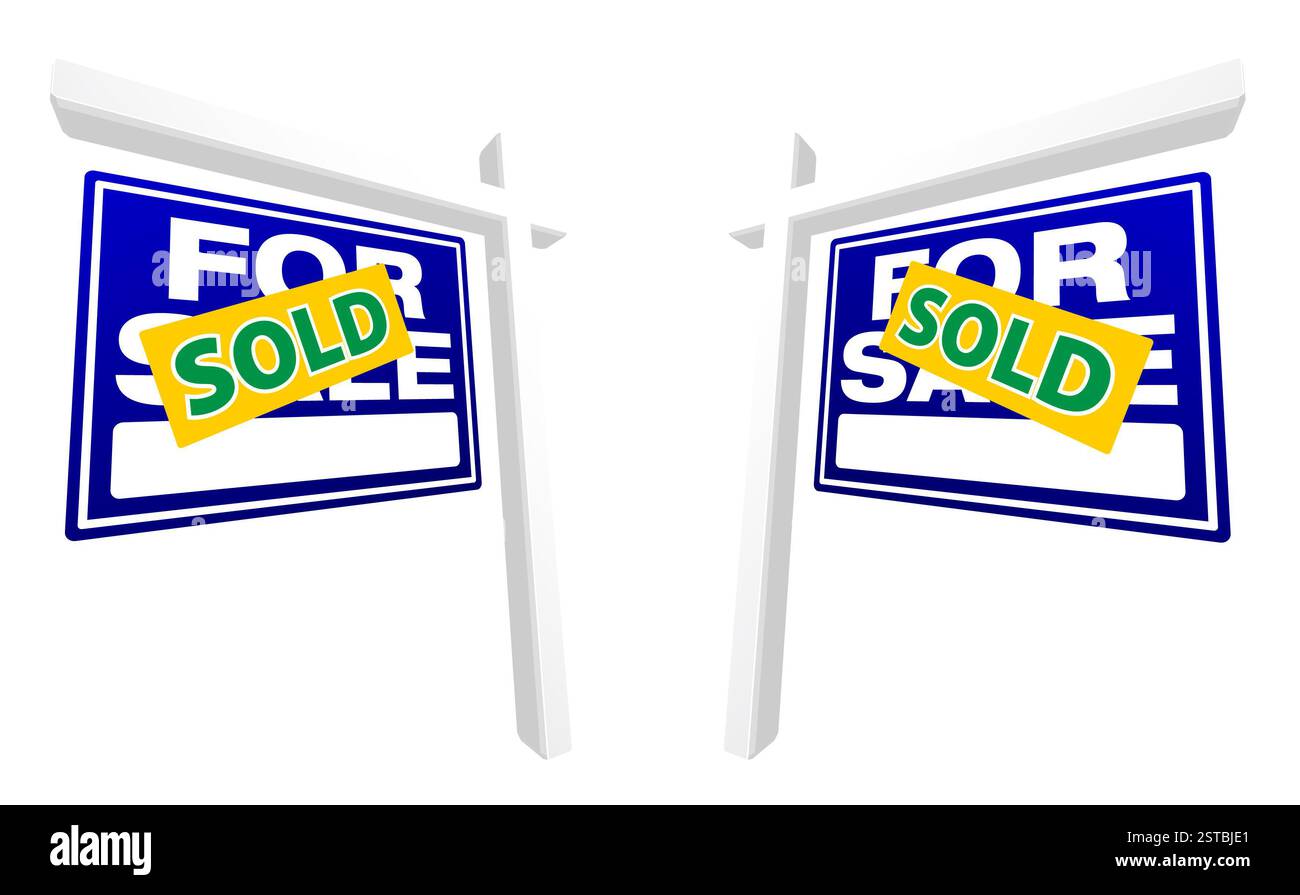 Blue white sign signs Cut Out Stock Images & Pictures - Alamy