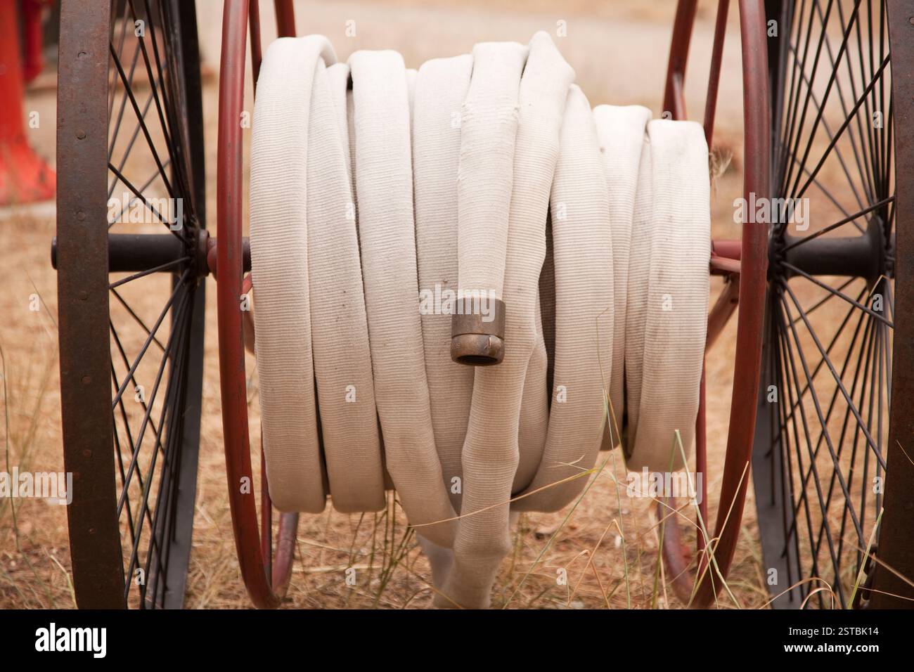Antique fire hose hi-res stock photography and images - Alamy