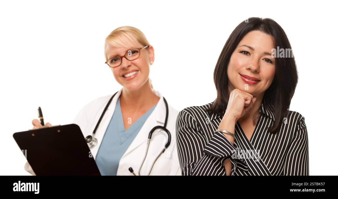 Hispanic woman female doctor hi-res stock photography and images - Alamy