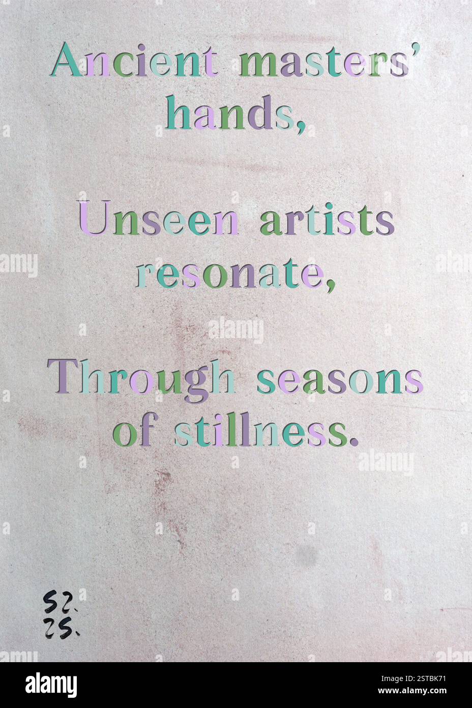 Ancient masters' hands, Unseen artists resonate, Through seasons of ...