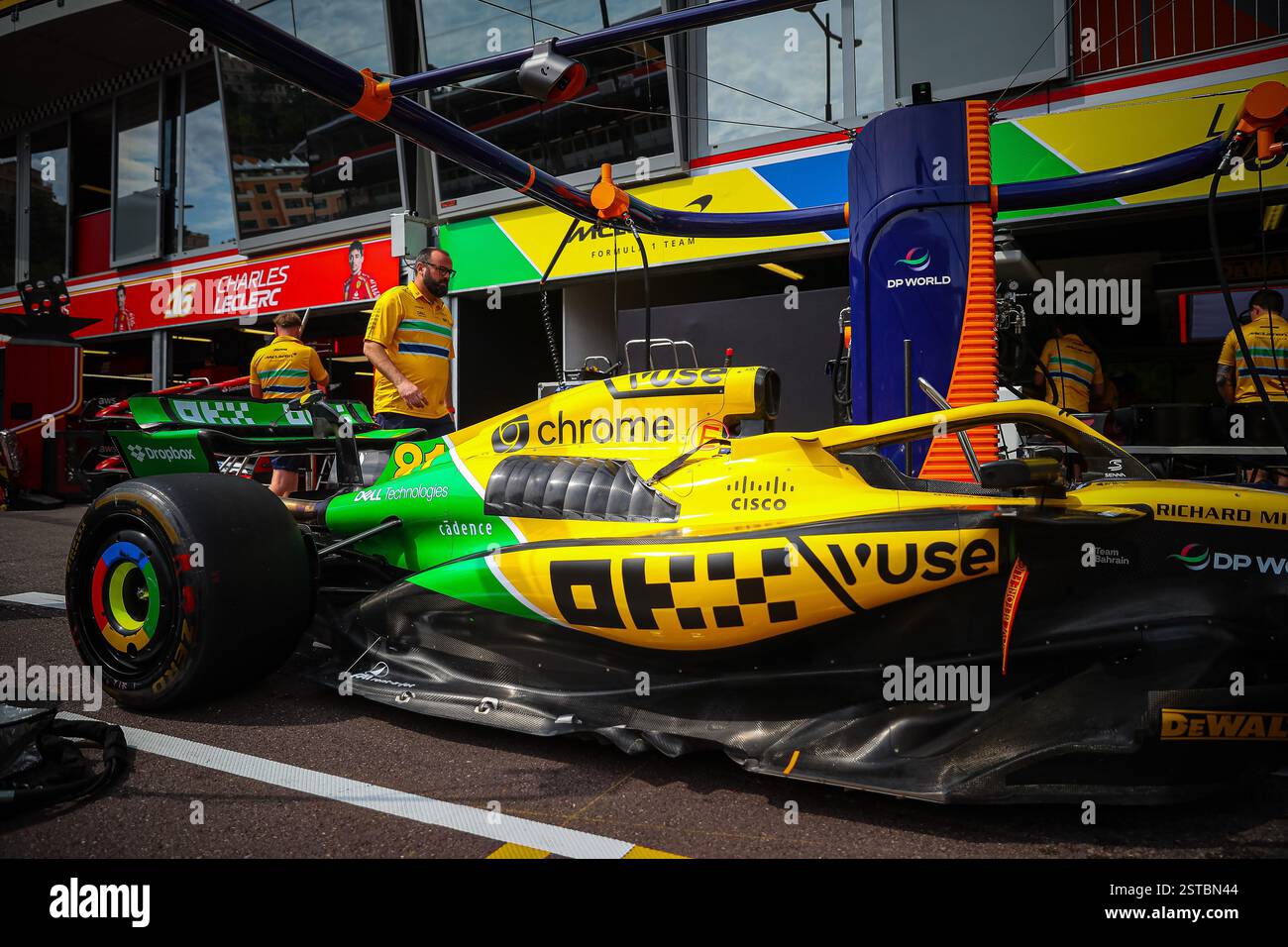 McLaren Mercedes new livery Senna, during the Monaco GP, 23-26 May 2024 ...