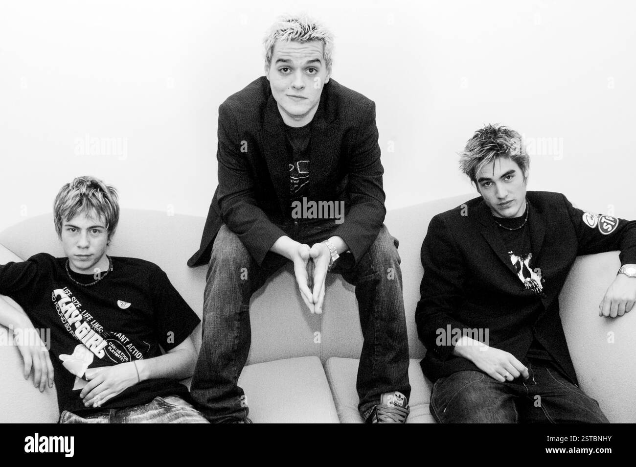BUSTED, PORTRAIT, 2003: A young band portrait of the pop-punk band ...