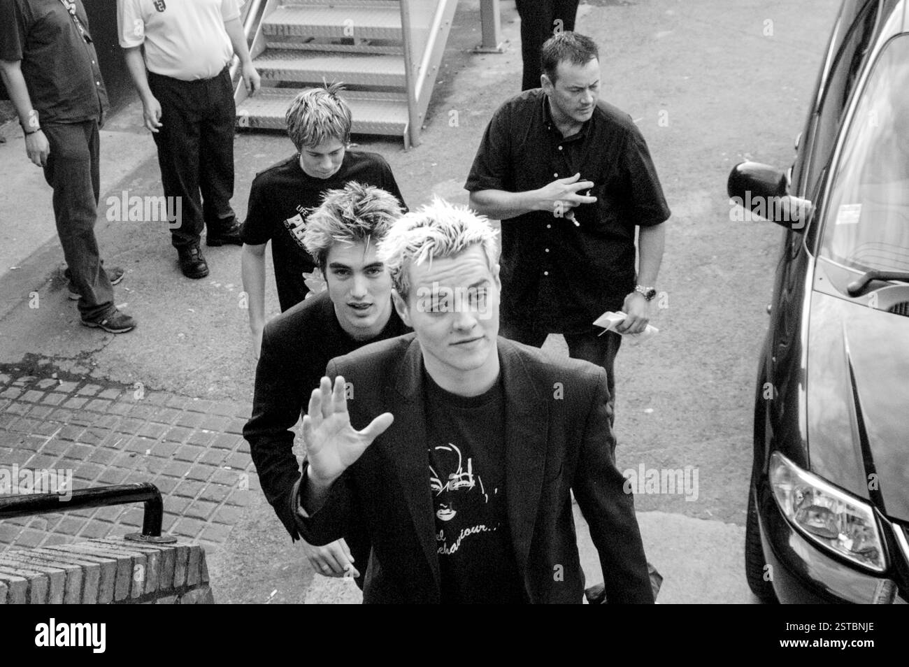 BUSTED, TV SHOW, 2003: The punk-pop band BUSTED arrive at the ...