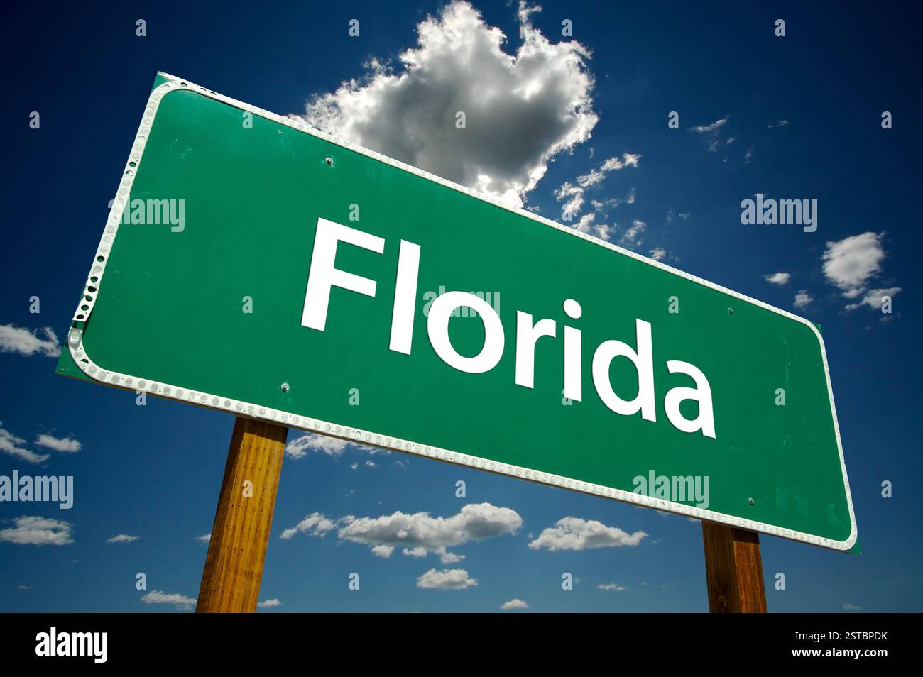 Florida Road Sign Stock Photo - Alamy