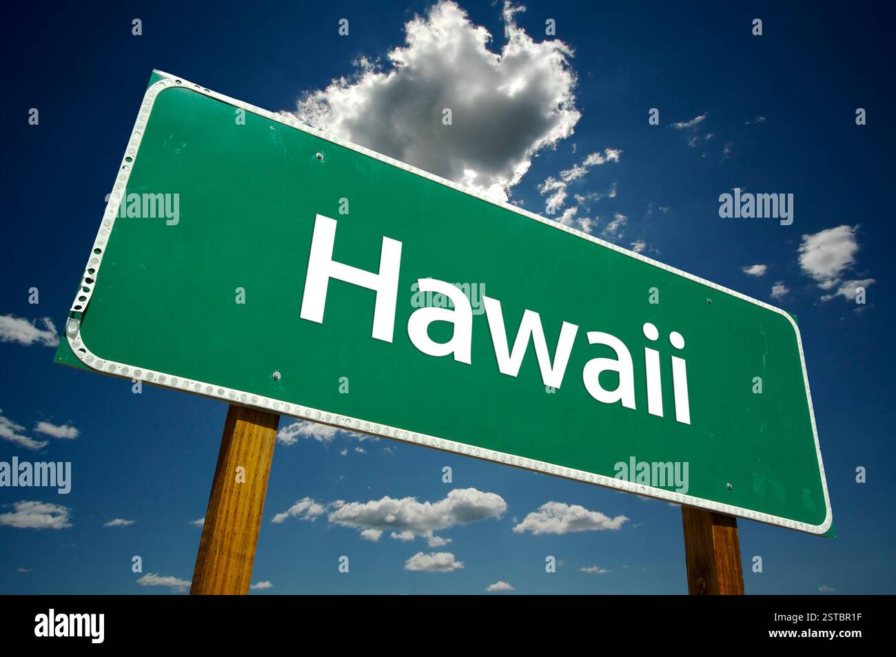 Hawaii Road Sign Stock Photo - Alamy