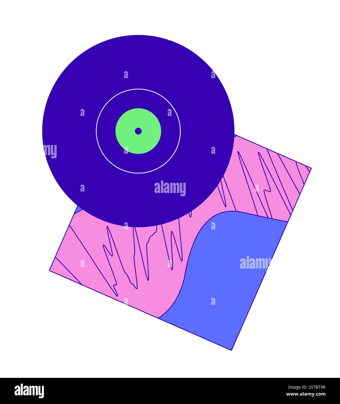 Old record sleeve Stock Vector Images - Alamy