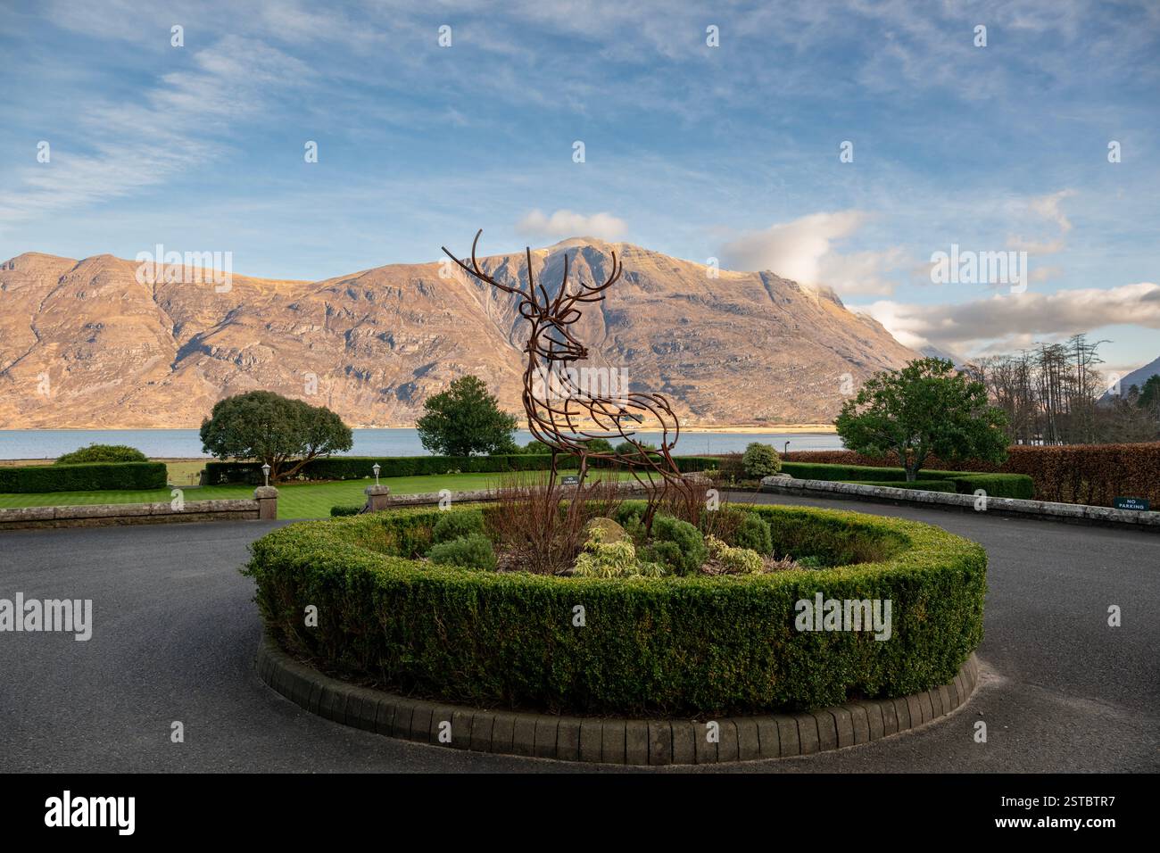The Whisky bar inside The Torridon Hotel, a luxury retreat set against ...