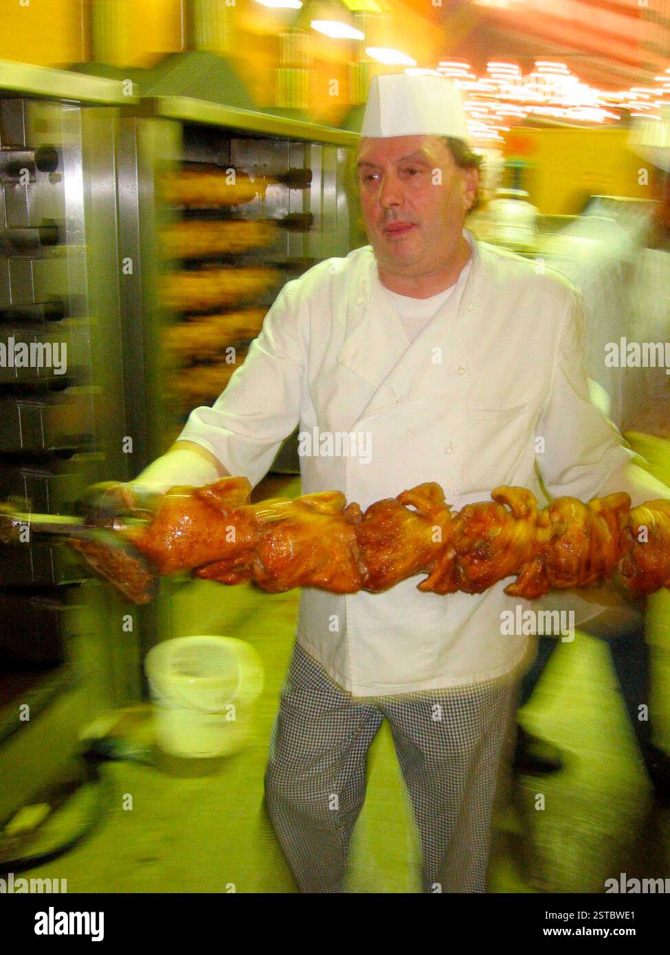 RECORD DATE NOT STATED Roasted chicken at the snack bar, roased poultry ...